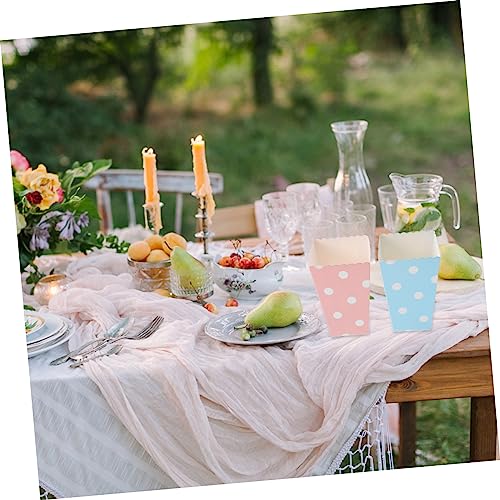 Gadpiparty 24pcs Popcorn Boxes Popcorn Box Popcorn Cups Paper Candy Container Basket Sandwich Container Snacks Container Nacho Containers Paper Storage Containers Party Snack Buckets Carton