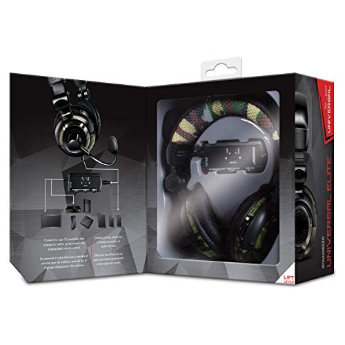 dreamGEAR Universal Elite Amplified, Wired Stereo Gaming Headset for PS4, Xbox One, PS3, Xbox 360, Wii, WiiU, and Even PC,DGUN-2574