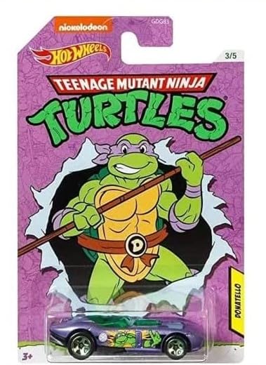 Hot Wheels Teenage Mutant Ninja Turtles TMNT Complete Set of 5 Vehicles