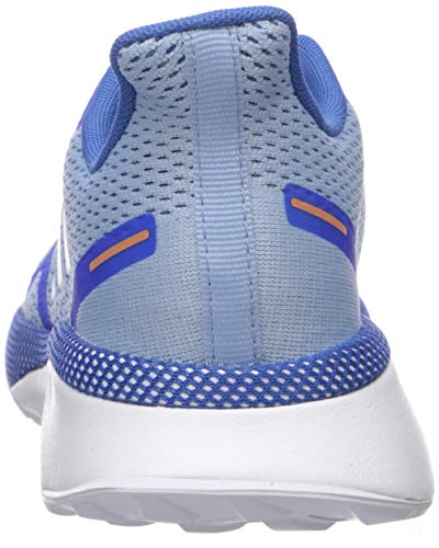 adidas Women's Nova X Running Shoe, Blue/White/Glow Blue, 6 M US
