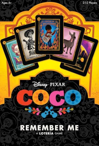 Coco Remember Me Loteria Game - Custom Artwork from Disney Pixar Film, Inspired by Mexican Culture