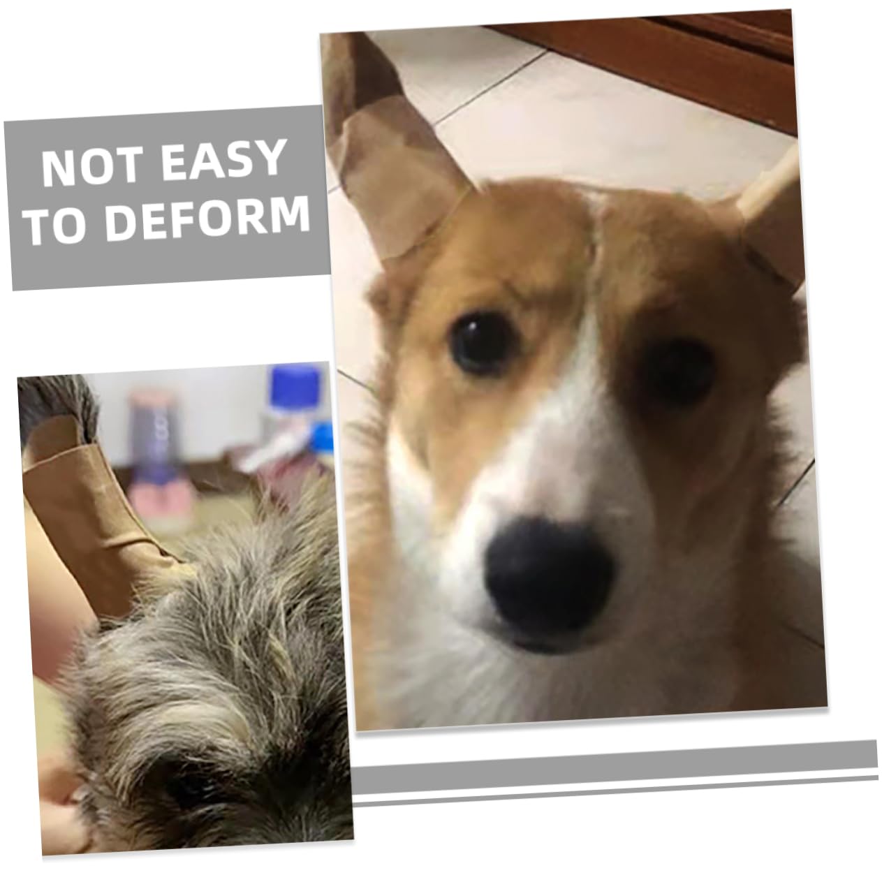 BESPORTBLE 2 Pairs Ear Patch Puppy Dog Ear Cleaner Dog Posting Kit Safety Dog Ear Support Doberman Dog Ear Posting Supplies Ear Forms for Dogs Large Dog Ear Correction Accessory Milk