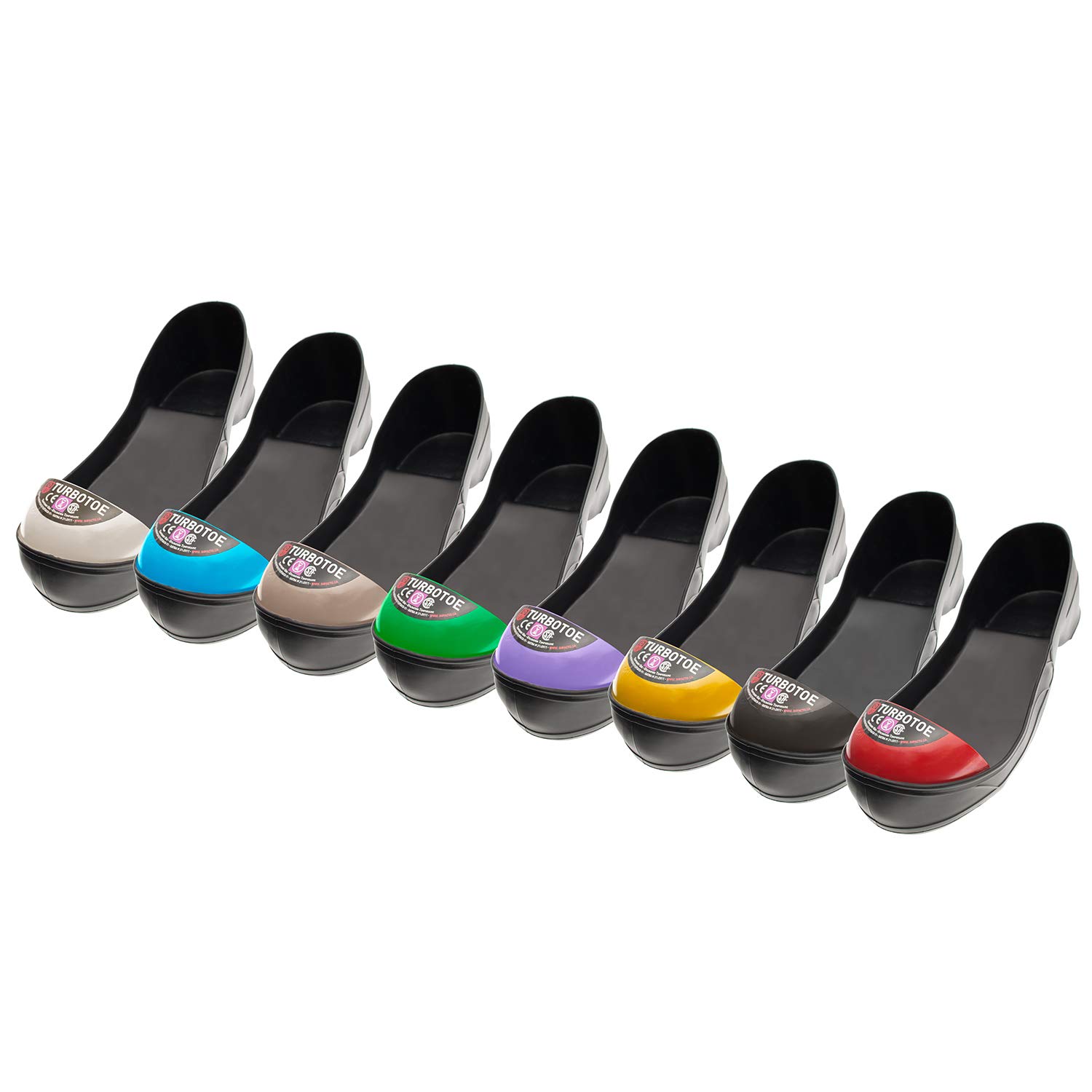 Impacto TurboToe Molded Safety Steel Toe Caps - Black , Medium (8-9 M / 10-11 W) - TT M