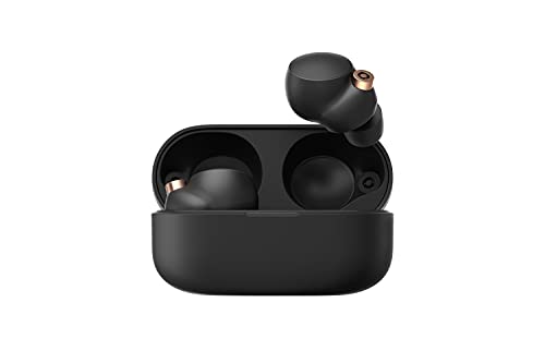 Sony WF-1000XM4 Truly Wireless Noise Cancelling Headphone - Optimised for Alexa and Google Assistant - with Built-in mic for Calls - Bluetooth Connection - Black/Copper