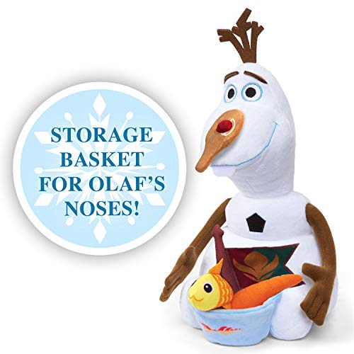 Disney Frozen Find My Nose 14-inch Olaf Plush, Officially Licensed Kids Toys for Ages 3 Up by Just Play