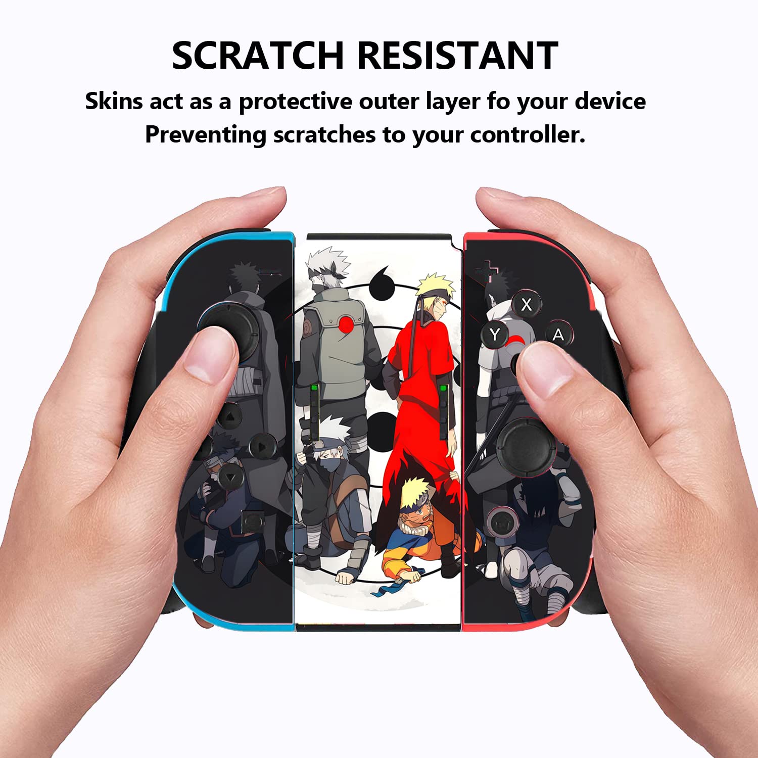 Anime Switch Skin Cartoon Full Wrap Stickers for Switch Protector Skin Cover Vinyl Decal Faceplate Console Joy-Can Dock(Only Switch Standard)