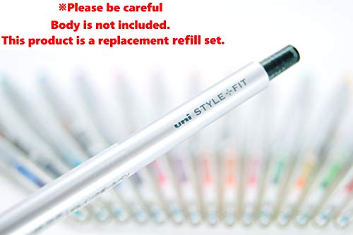 Signo Gel Ink Refills for Style Fit Gel Multi Pen 0.5mm 10 Color Ink, Sticky Notes Value Set