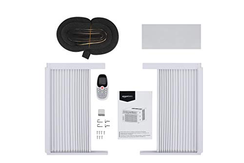 Amazon Basics Window-Mounted Air Conditioner with Remote - Cools 550 Square Feet, 12000 BTU, Energy Star