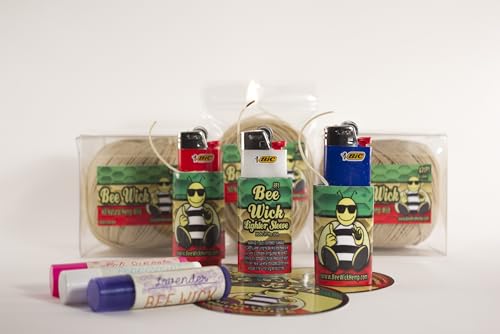 Bee Wick 420ft of 100% Organic Hemp Wick Made with American Beeswax (1.0mm)