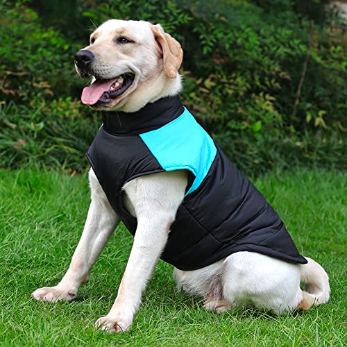 DoggieKit Dog Winter Coat-Windproof Cozy Dogs Jacket Warm Vest for Cold Weather,Waterproof Soft Padded Pet Clothes with Dual D-Ring Apparel for Puppy Small Medium Large Dogs