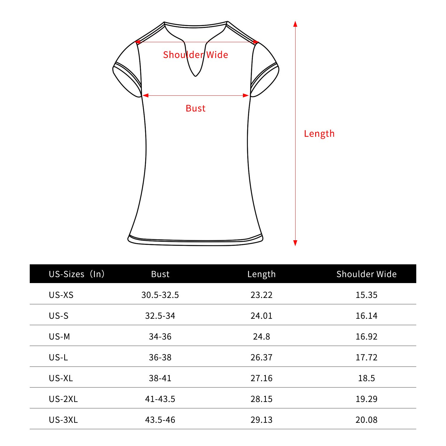 ANIVIVO Tennis Shirts for Women Short Sleeves, Solid Golf T Shirts V-Neck Running Shirts(White,M)