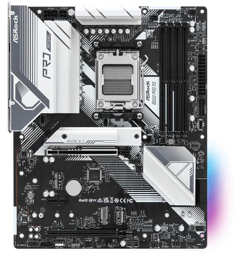 ASRock B650 PRO RS AMD Ryzen 7000 Series Processors Motherboard