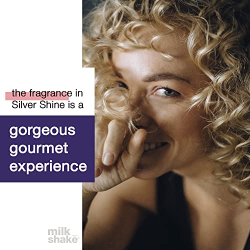 milk_shake Silver Shine Light Purple Shampoo for Blonde Hair - Blonde Toner for Brassy Hair