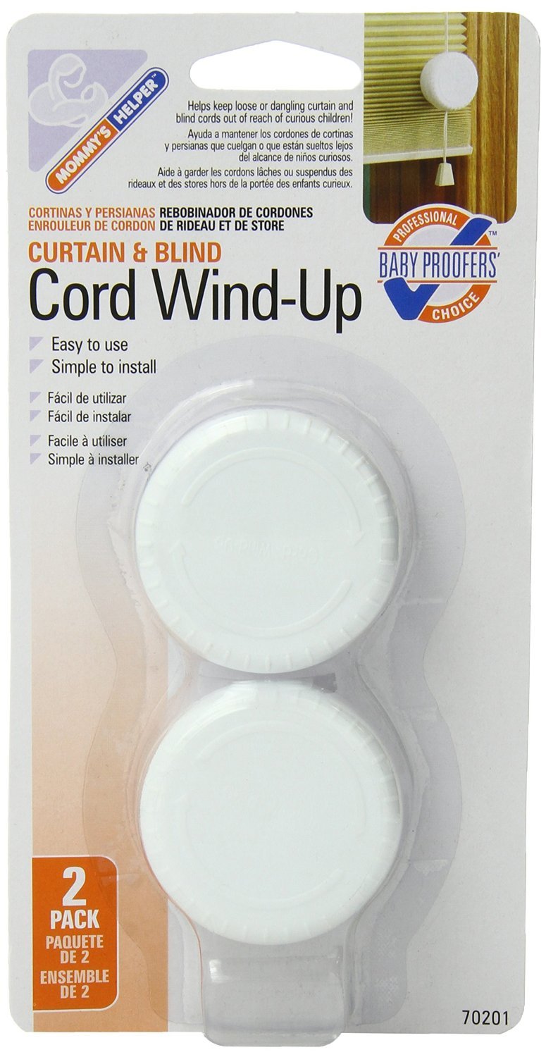 Mommys Helper Curtain and Blind Cord Wind Up - 2 Packs of 2 = of 4 Count