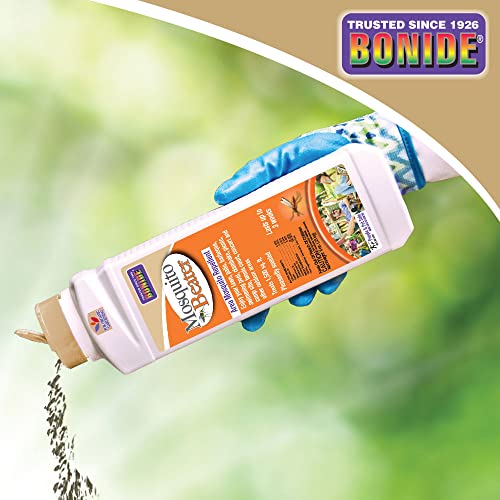 Bonide Mosquito Beater Granules, 8 oz Ready-to-Use Area Mosquito Repellent Pellets for Outdoors, People & Pet Safe