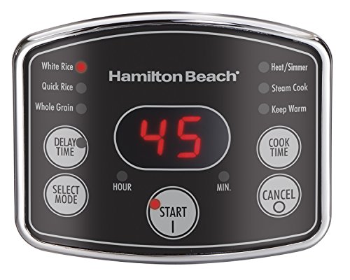 Hamilton Beach Rice & Hot Cereal Cooker, 10-Cups uncooked resulting in 20-Cups (Cooked), 37541
