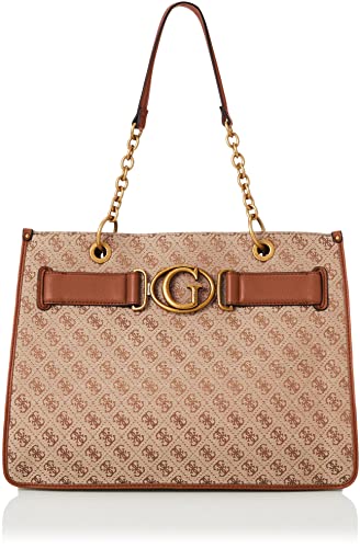 Guess AVIANA TOTE Women's Ladies Bag, Cognac Beige