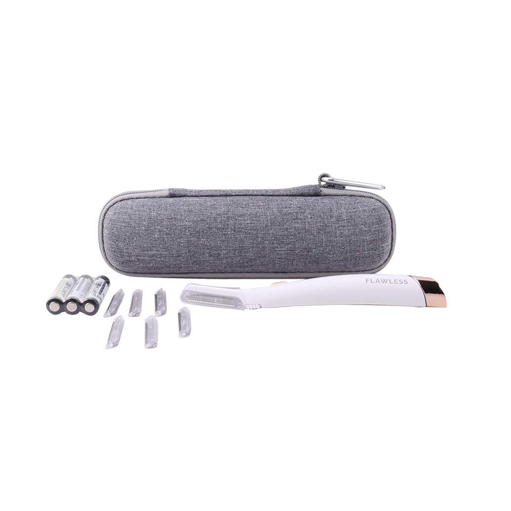 Aenllosi Hard Carrying Case Replacement for Finishing Touch Flawless Dermaplane Glo Facial Dermaplaning and Hair Remover Tool(only case)