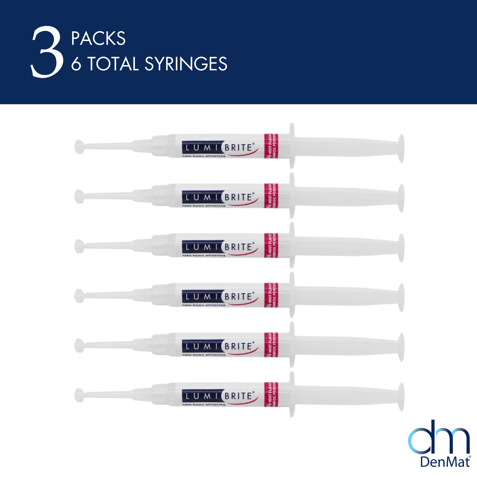 Lumibrite Teeth Whitening Gel 32% 6 Syringe Pack Whitening Oral Care
