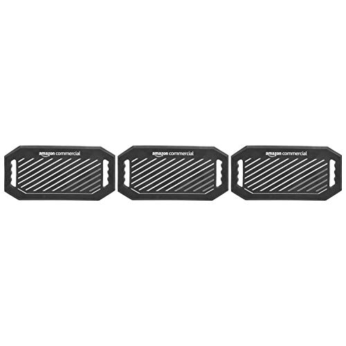 AmazonCommercial Foam Kneeling Pad, 11.5 in, Black, 3 pcs