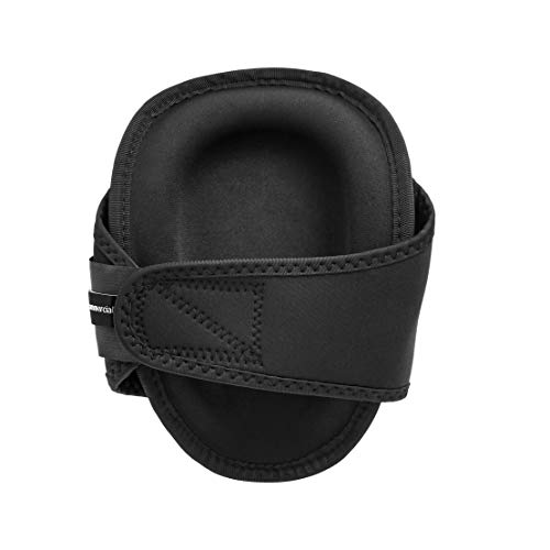 AmazonCommercial Gel-Foam Knee Pads, 8.66 in, Black, 1 pair