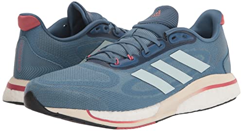 adidas Women's Supernova+ Running Shoe, Altered Blue/Almost Blue/Wonder Red, 9.5