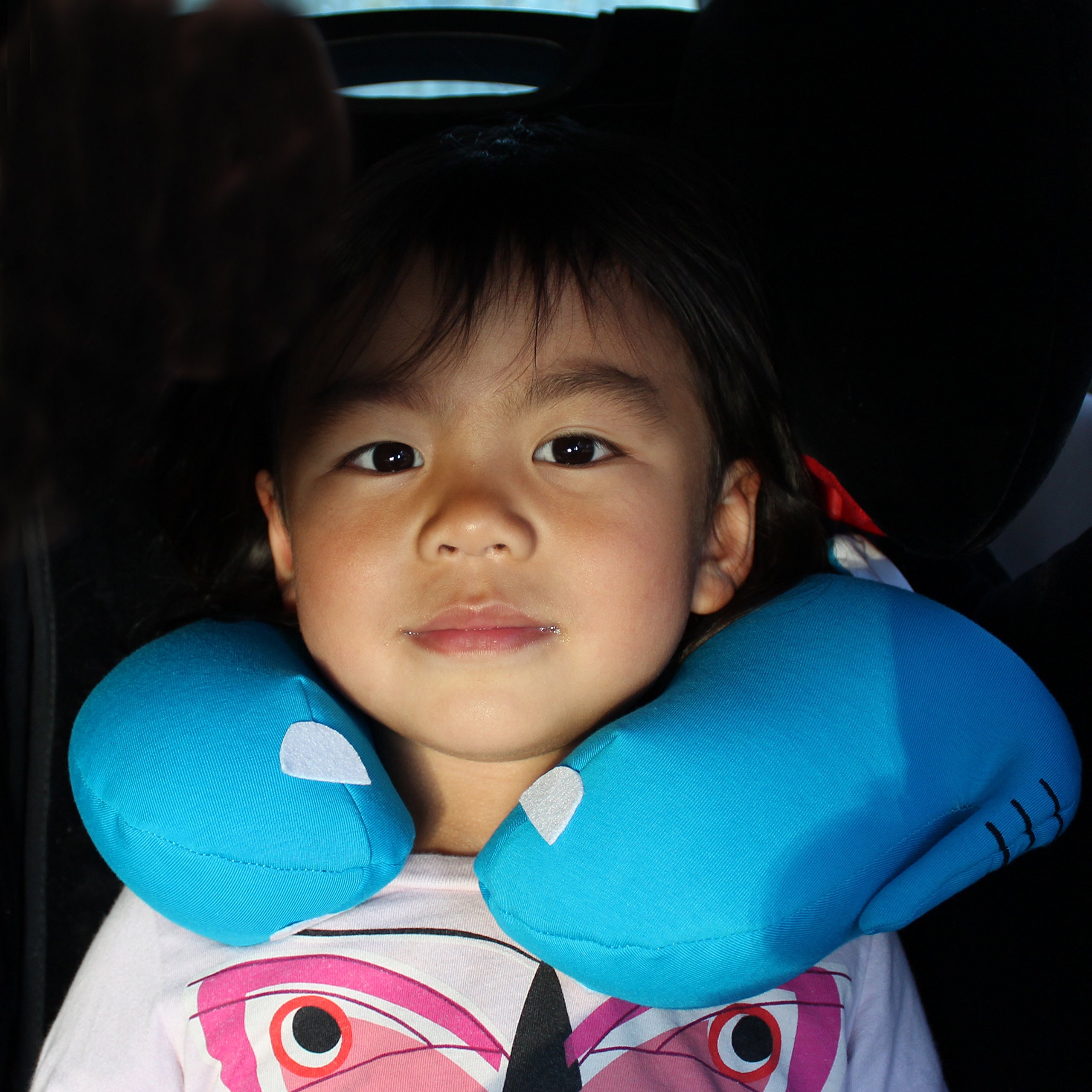 MoomooBaby Kid's Carseat Neck Support - Toddler Car Seat Travel Head Support