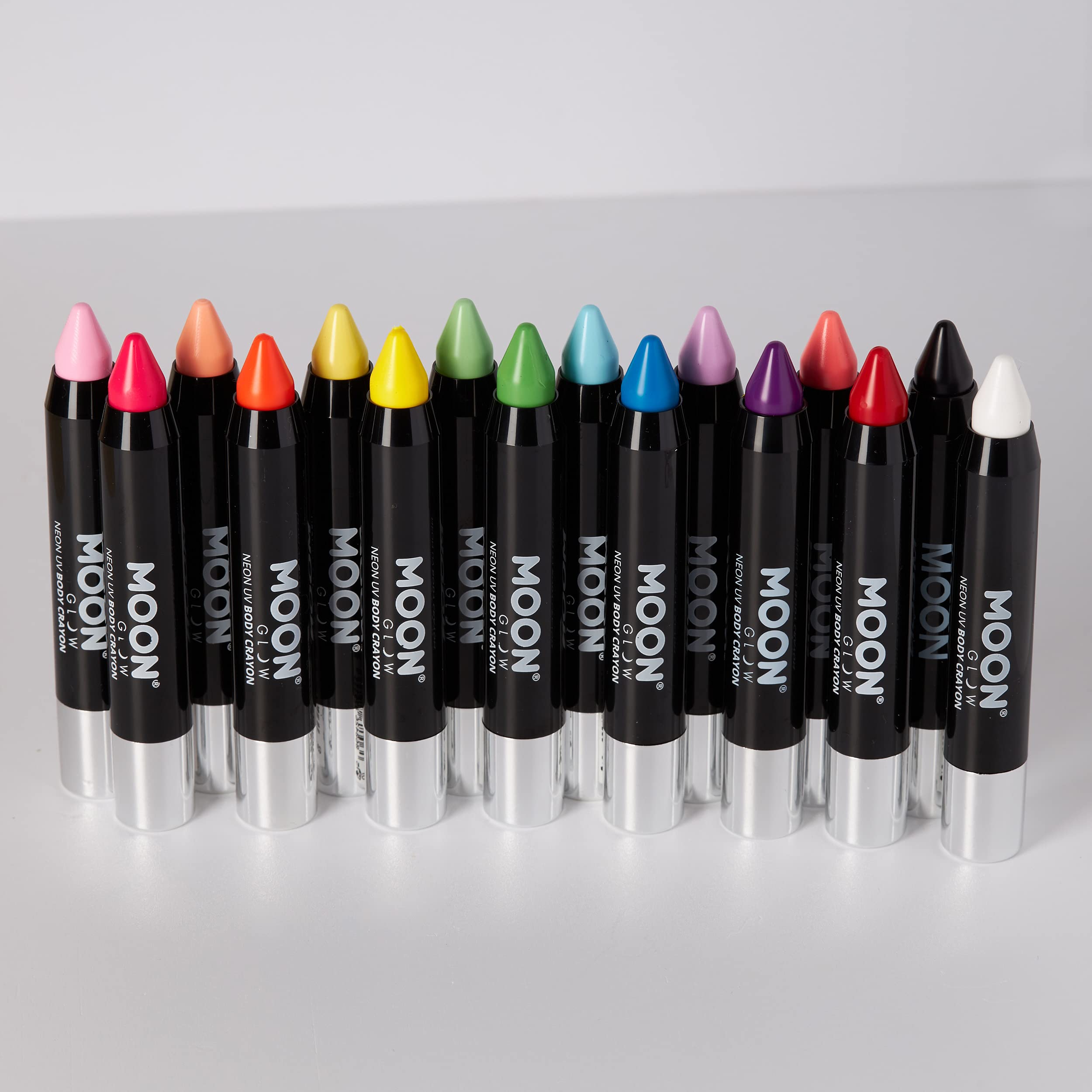 Moon Glow - Neon UV Paint Stick Body Crayon for the Face & Body – Black