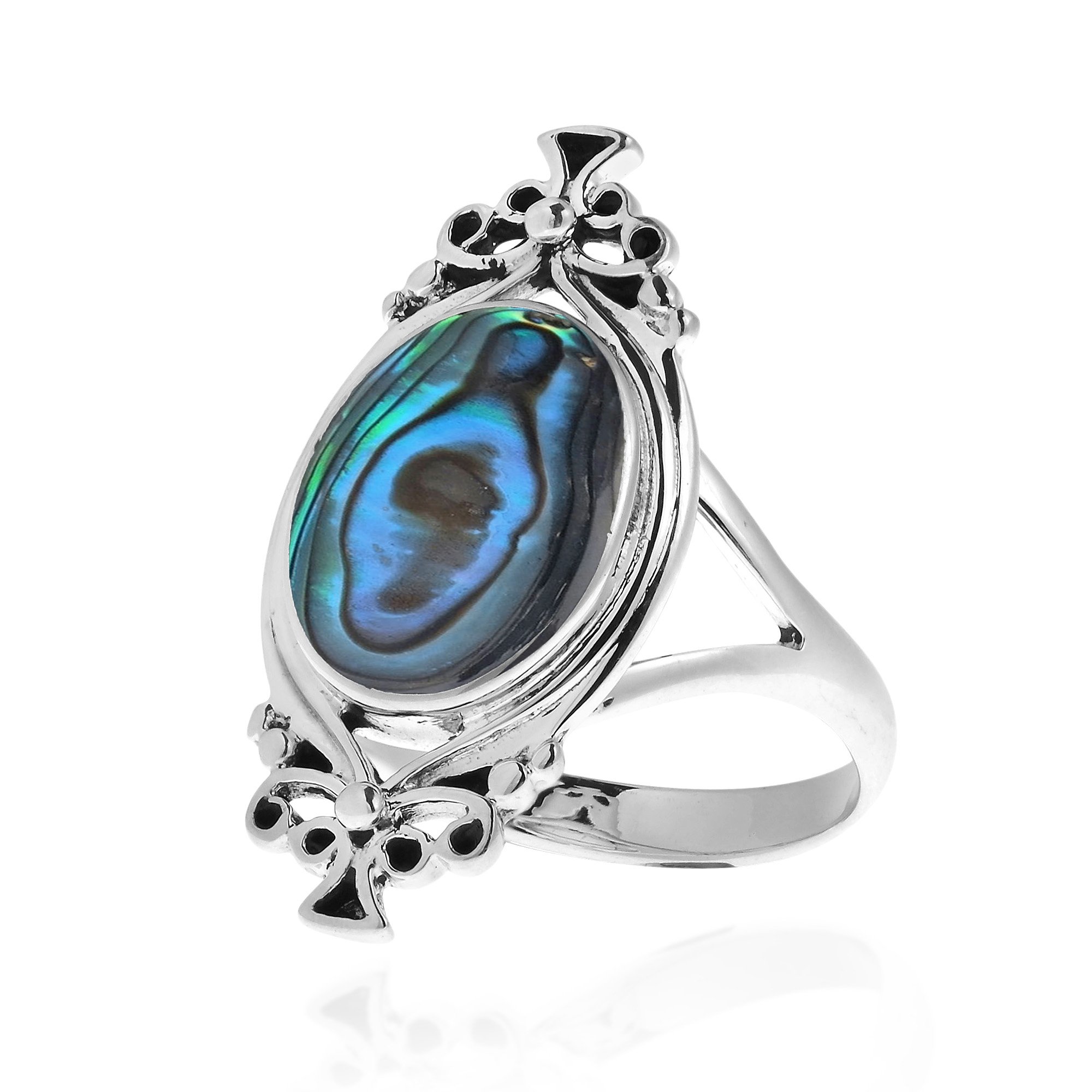 AeraVida Elegant Wedding Rings For Women | Casual Comfort Fit Silver Rings for Women | Gift for Daughter | Sterling Silver Rings Sizes (9)