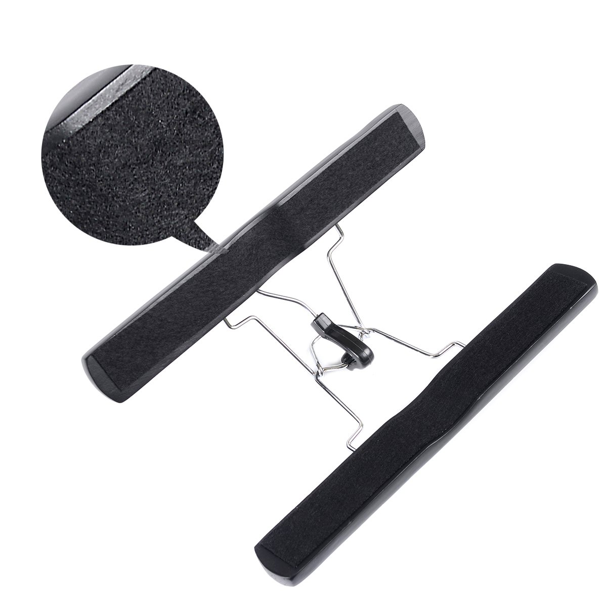 Modpion Hair Extension Hanger Double Side Anti-slip Hair Extension Holder with Portable Protection Suit Bag (Black)…