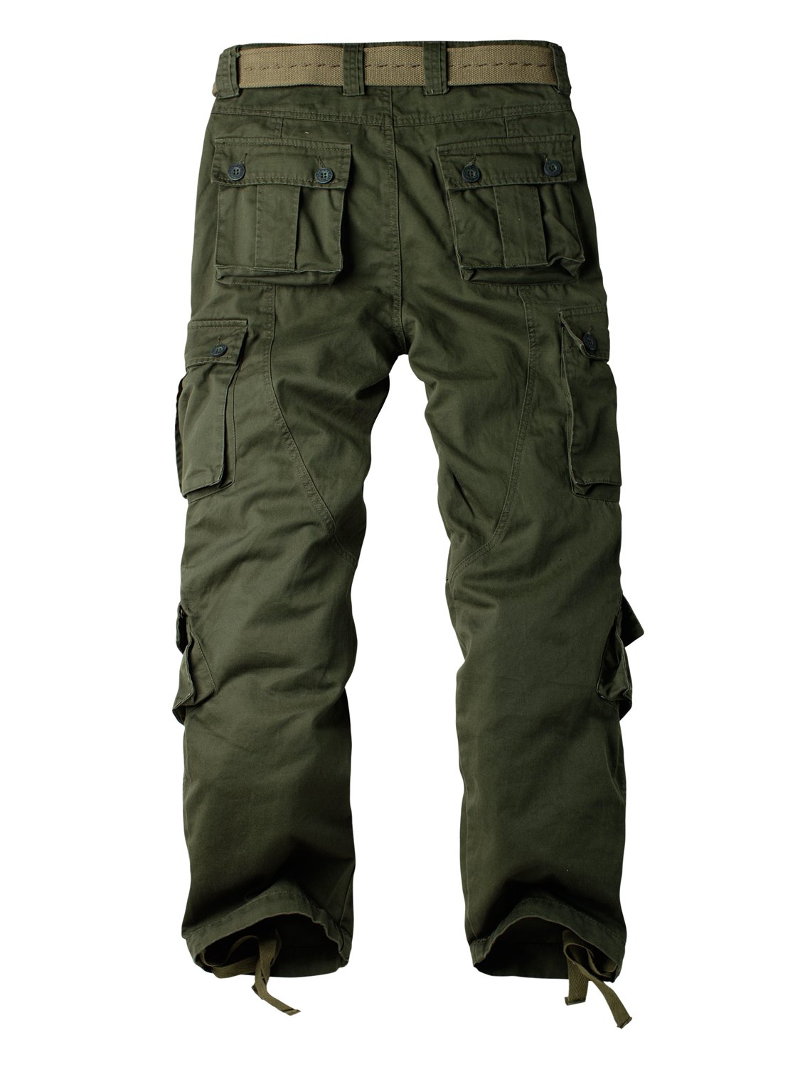 AKARMY Womens Cargo Pants with Pockets, Outdoor Casual Ripstop Military Combat Construction Work Pants 2040 ArmyGreen