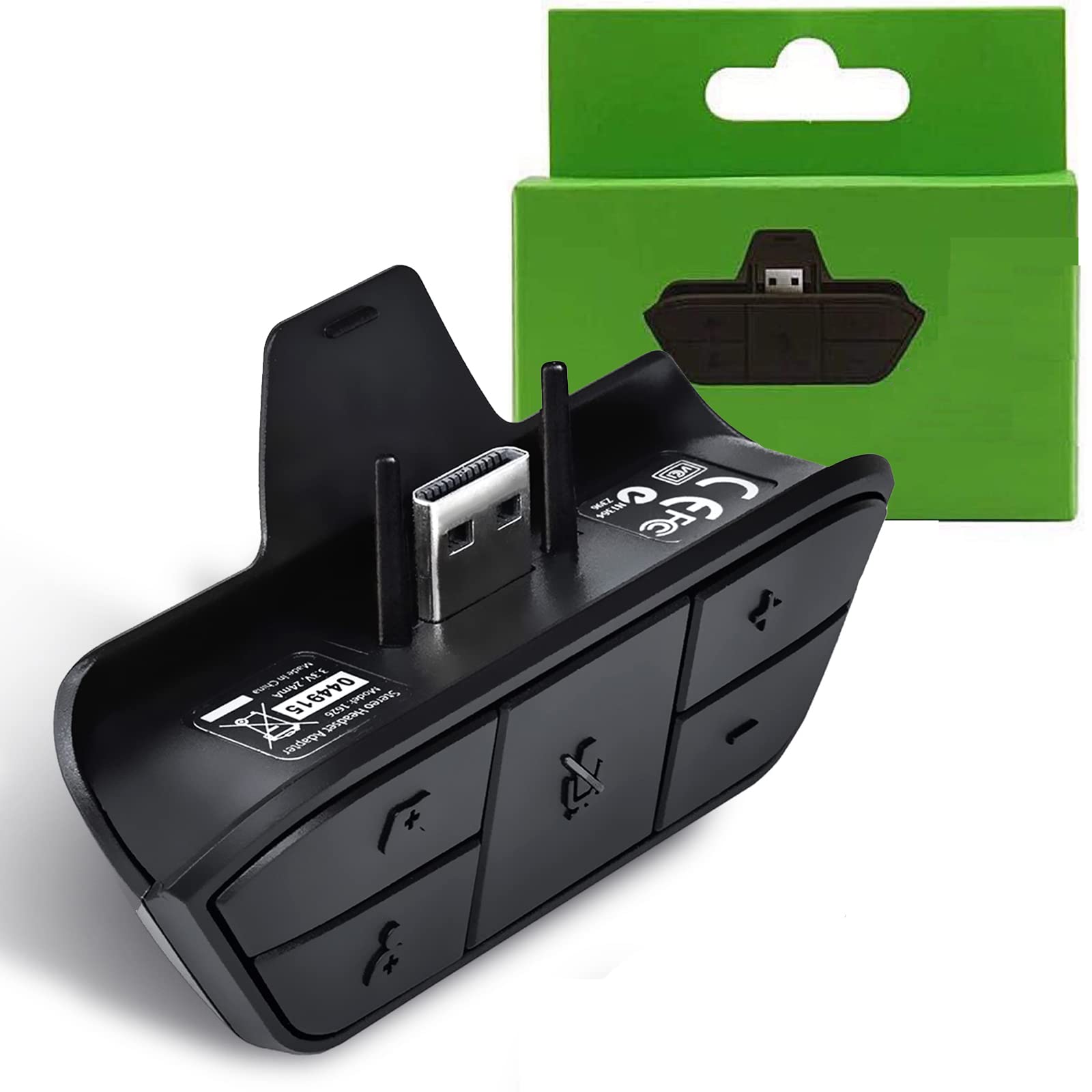 Arrocent Stereo Headset Adapter for Xbox One & Xbox Series X|S Controller - Adjust Audio Balance (Voice Chat & Game Sound), Volume, Mic Directly