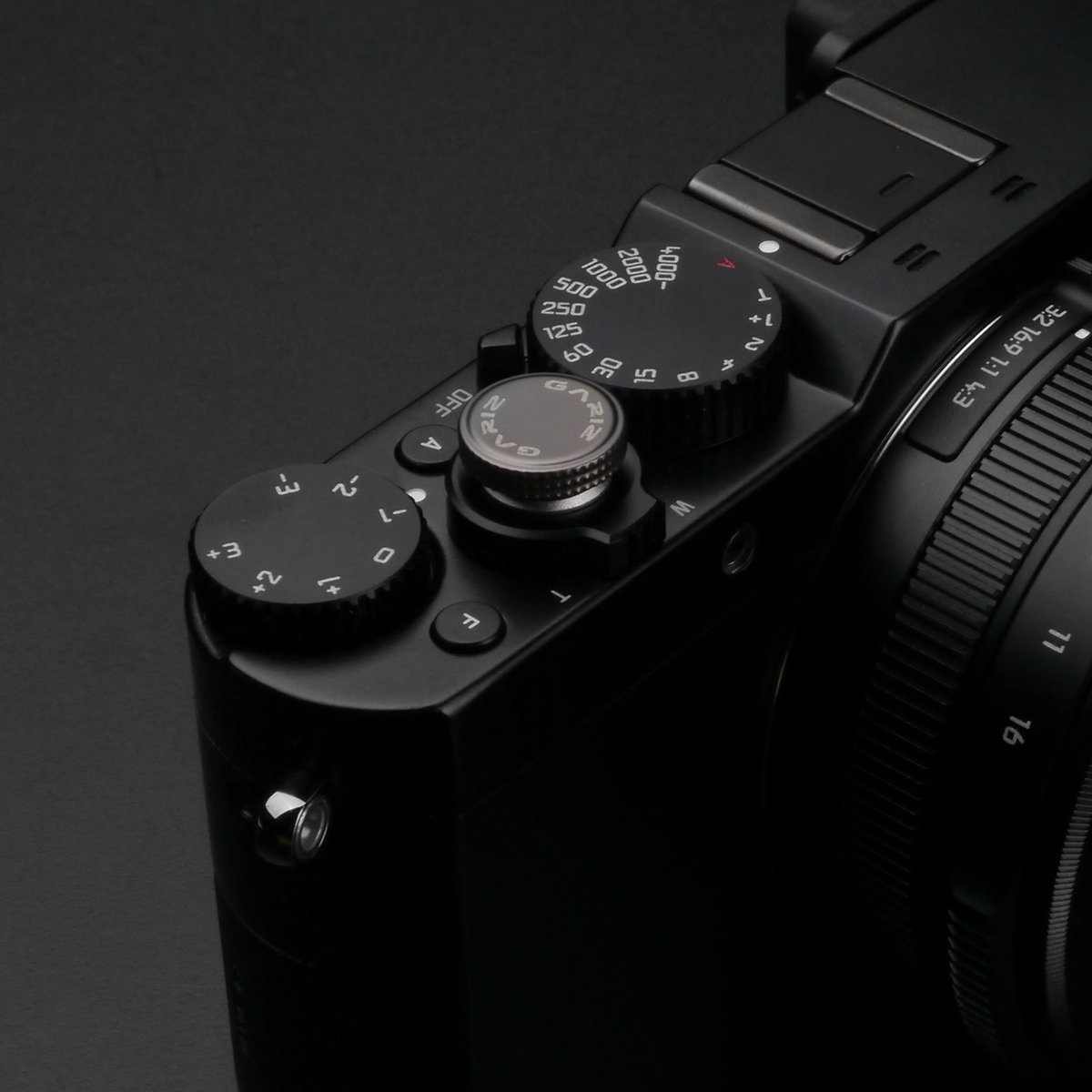 GARIZ Software Release Button (Paste Type) 12mm Gunmetal XA-SB7