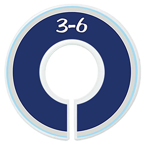 Mumsy Goose Nursery Closet Dividers, Choose Your Sizes Closet Organizers, Baby Boy Clothes Sizers