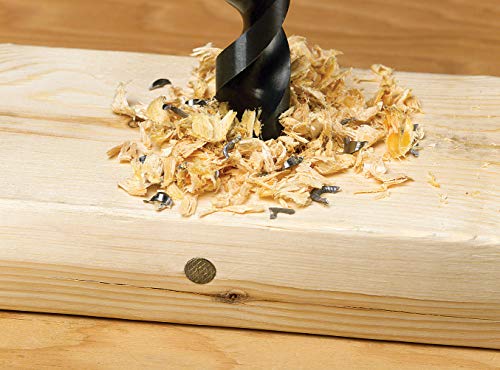 IDEAL Electrical 35-815 Nailbiter 7-1/2 in. Ship Auger 1 in. Drill Bit w/ Dual-Helix Head, 60 deg. Angled Design