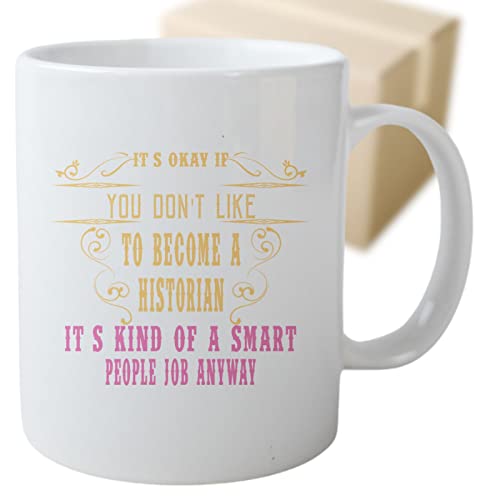 Garod Soleil Coffee Mug Funny Historian Smart People Job Gifts for Men Women Coworker Family Lover Special Gifts for Birthday Christmas Funny Gifts Presents Gifts 651026