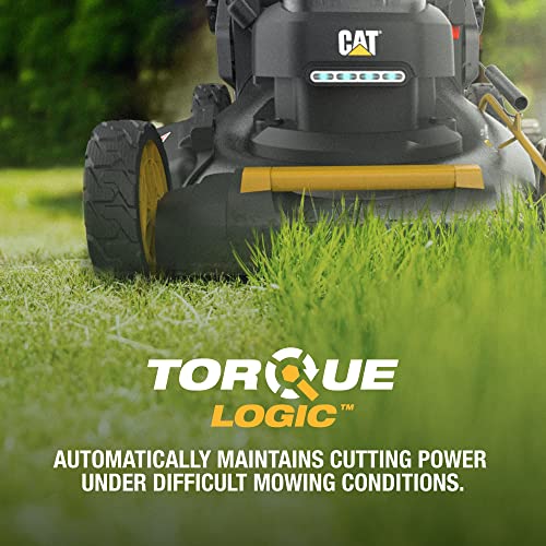 Cat DG670 60V 21β Cordless Lawn Mower 3-In-1 Cutting Modes, Brushless Battery Lawn Mower with TorqLogic, Easy-Adapt Walk-Behind Push Lawn Mower β Battery & Charger Included
