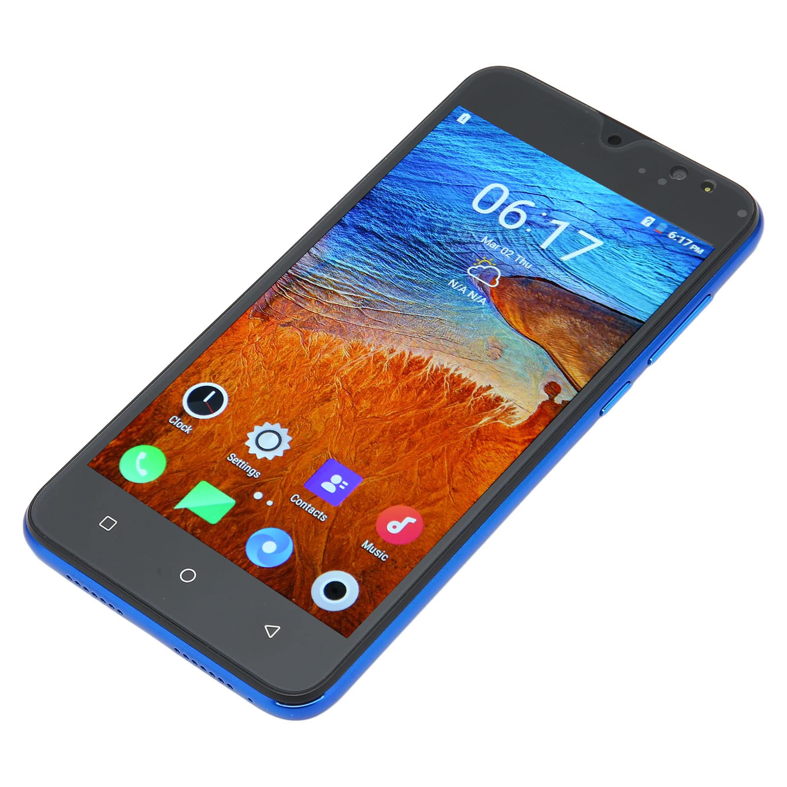 ANGGREK Nowa8 Pro 5.5 Inch Smartphone Android 10 4GB RAM 32GB ROM 16MP Rear 8MP Front Camera 100β240V (Blue)