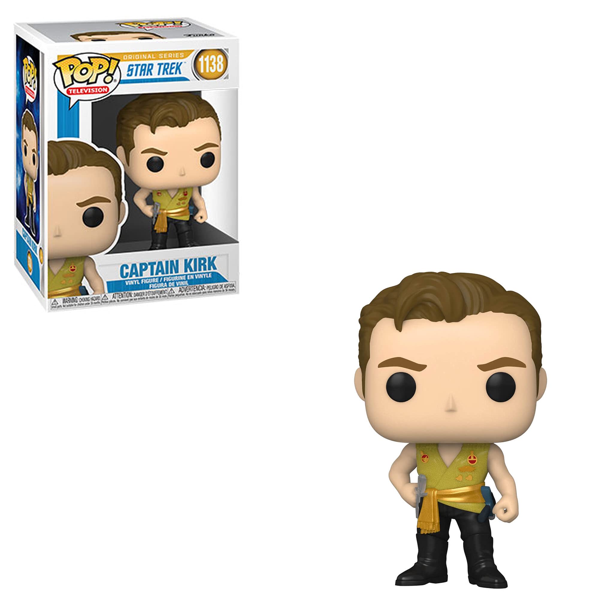 Funko POP TV: Star Trek - Kirk (Mirror Mirror Outfit) Collectible Vinyl Figure, Multicolor, One Size
