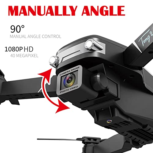 Dual 1080P HD Camera Drone - Exciting RC Toy Gift for Kids, Boys & Girls - Altitude Hold, Headless Mode, One-Key Start & Ad-justable Speeds for Thrilling Aerial Adventures