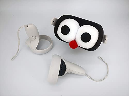 Oculus Quest VR 2 Accessories Lens Cover Funny Eyes Lens Protector with Cute Little Yellow Stickers Skin