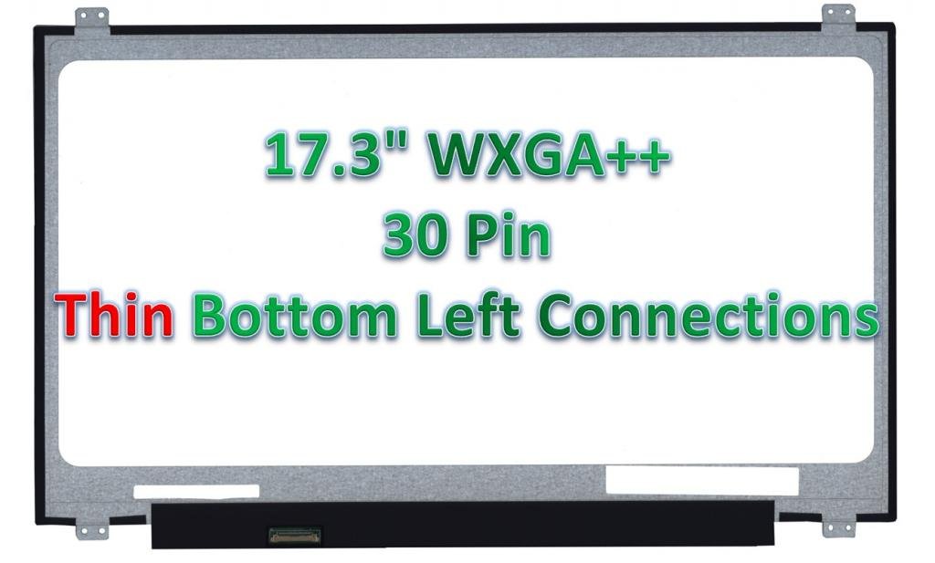Generic New 17.3" WXGA++ LED DIODE Replacement Substitute LAPTOP LCD Screen Compatible with Dell M04fx/ 0M04FX/ N173FGA-E34 REV.C1