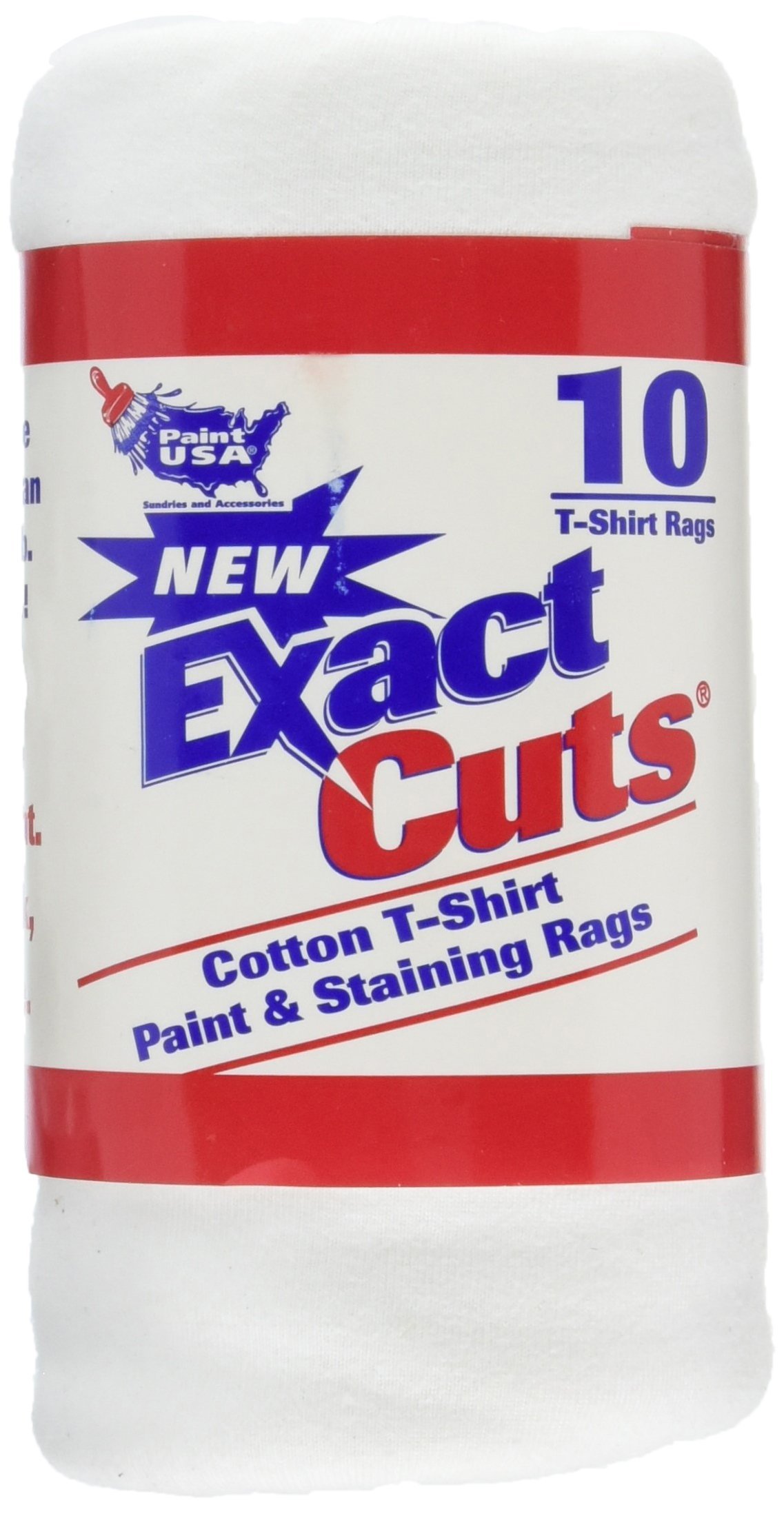 Intex Supply Co W-10001 Exact Cut T-Shirt Paint & Staining Rags 14"x16"