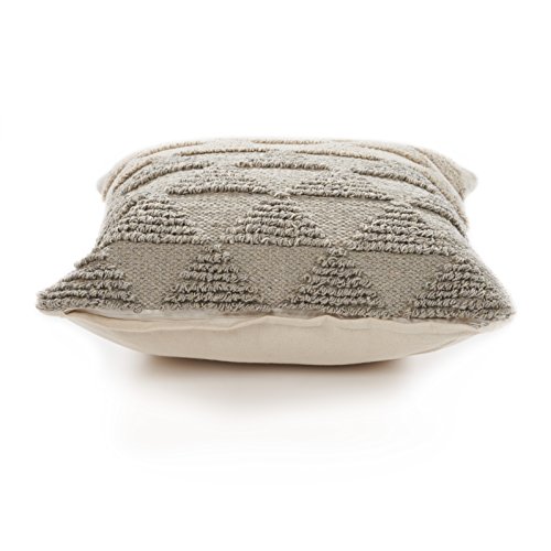 LR Home Gradient Throw Pillow, 18" x 18", Gray/Natural