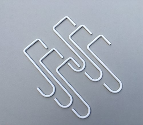 Alumahangers® Made in USA. 2"x 6" (6 Pack) -"White" powder coated steel hangers - 2" wide x 6" long - hangers designed for Lattice/pergola Alumawood patios No Screws!No Holes! No problem!