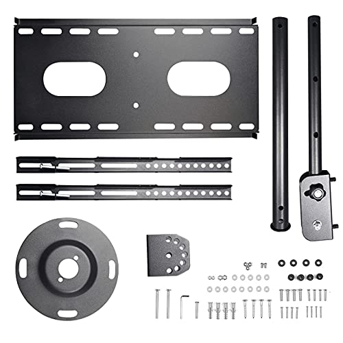 Suptek Ceiling TV Mount Fits Most 26-55 inch LCD LED Plasma Panel Display with Max VESA 400x400mm Loaded up to 45kg/100lbs Height Adjustable MC4602