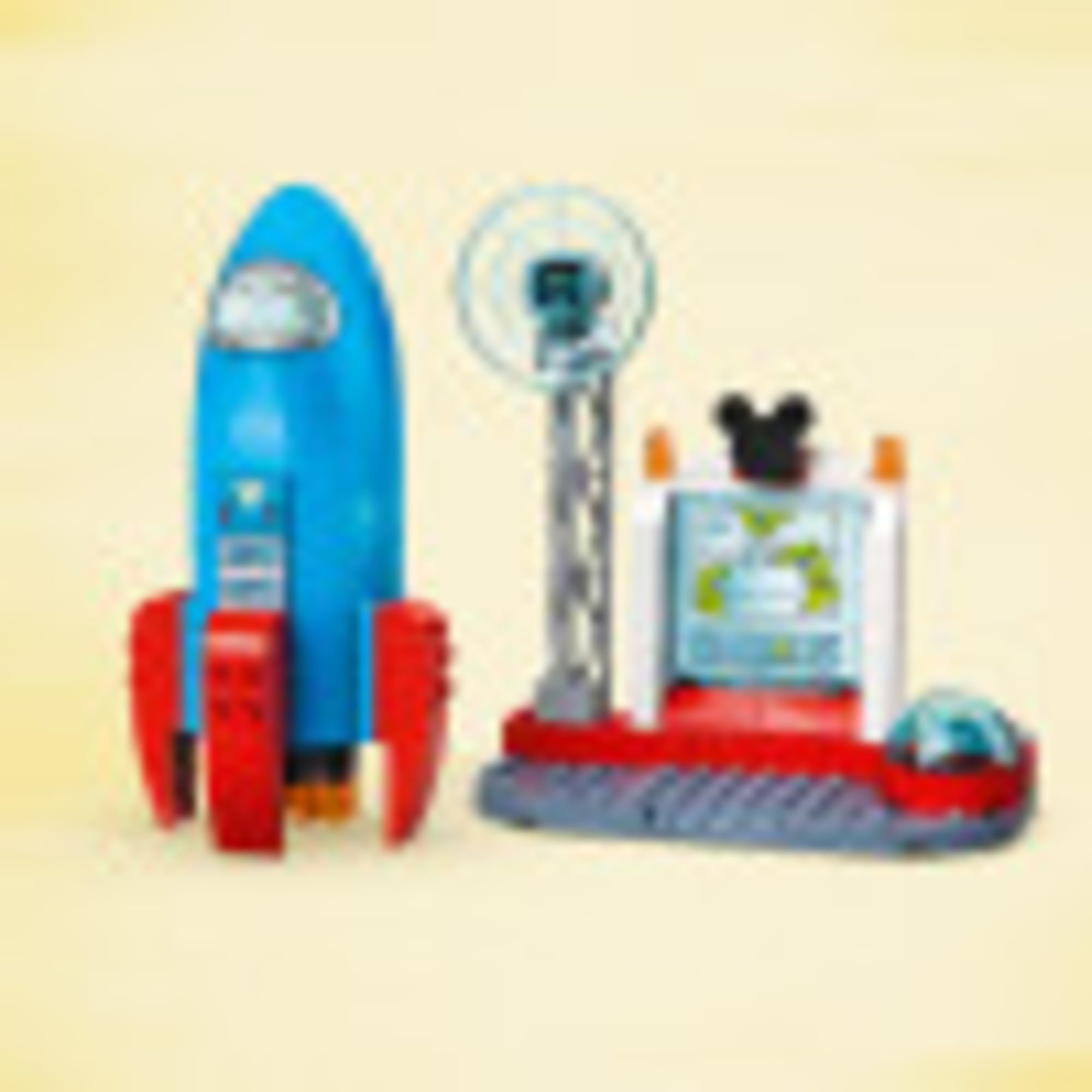 LEGO Disney Mickey and Friends Mickey Mouse & Minnie Mouse’s Space Rocket 10774 Building Kit; A Cool Set for Kids; New 2021 (88 Pieces)
