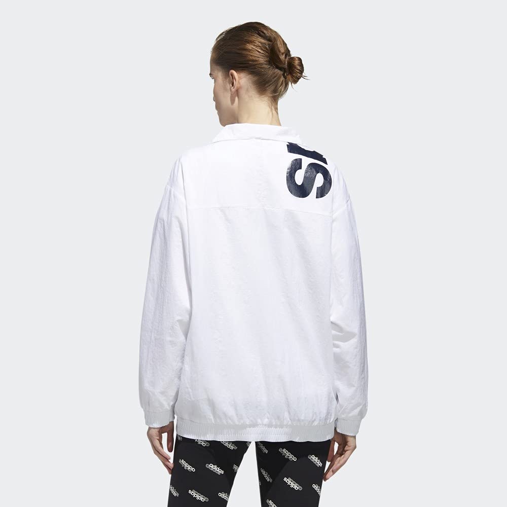 adidas womens New Authentic Track Top White XX-Large