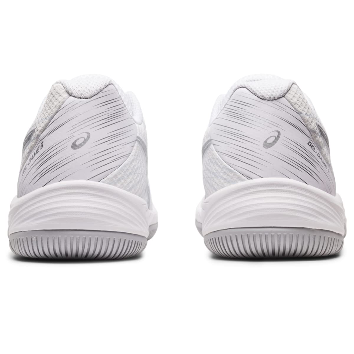 ASICS Women's Gel-Game 9 Tennis Shoes, 7.5, White/Pure Silver
