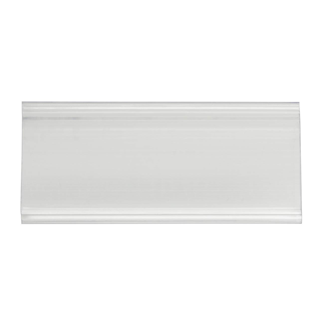 Akro-Mils 29308 Clear Protective Plastic Flat Label Holders for Wire Shelving Retail Display and Warehouses, (25-Pack)